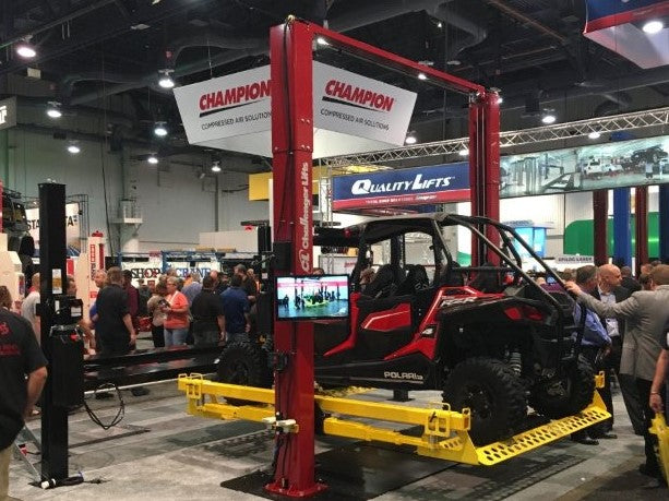 Turf Rail TR-07 attachment for 2-Post Lifts - UTV's ATV's Riding Lawn ...